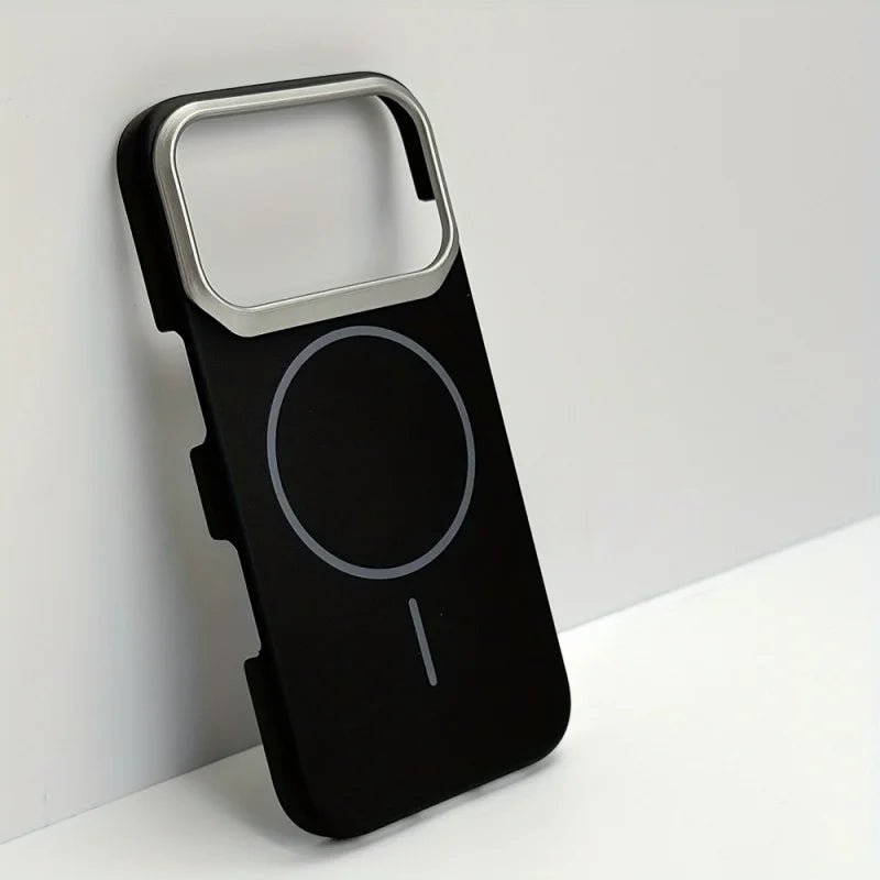 Luxury Frosted Alloy Lens Ultra-Thin Magnetic Wireless Charging Phone ...